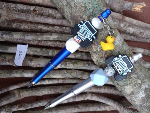 Beaded Jeep Pen With Duck 2 PC 060 | eBay
