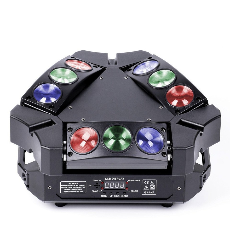 240W Spider Laser Moving Head Light RGB 9 LED DMX Stage DJ Disco Beam ...