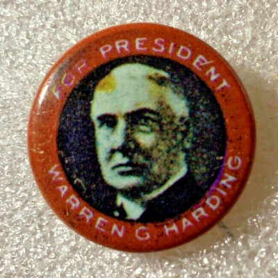 WARREN G. HARDING 1976 VINTAGE PRESIDENTIAL REPRODUCTION PIN | eBay