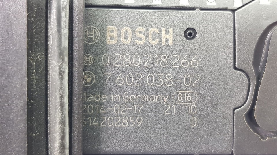 BMW N20 PETROL ENGINE MASS AIR FLOW METER SENSOR 7602038 13627602038 AA ...