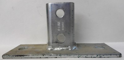 COOPER B-LINE B280FL, POST BASE, ZINC PLATED, 3-1/2" POST HEIGHT | eBay