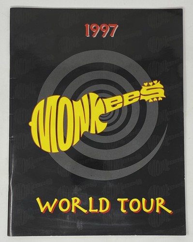 DAVY JONES The Monkees SIGNED 1997 World Tour Program Book JSA COA ...