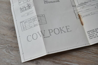 Original Gottlieb Cow Poke EM Pinball Machine Manual Schematics | eBay