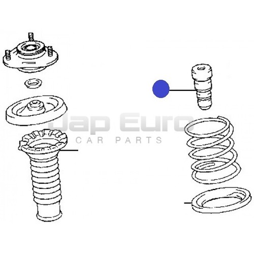 For Toyota Corolla Verso Rear Shock Absorber Rubber Buffer Bump Stoper ...