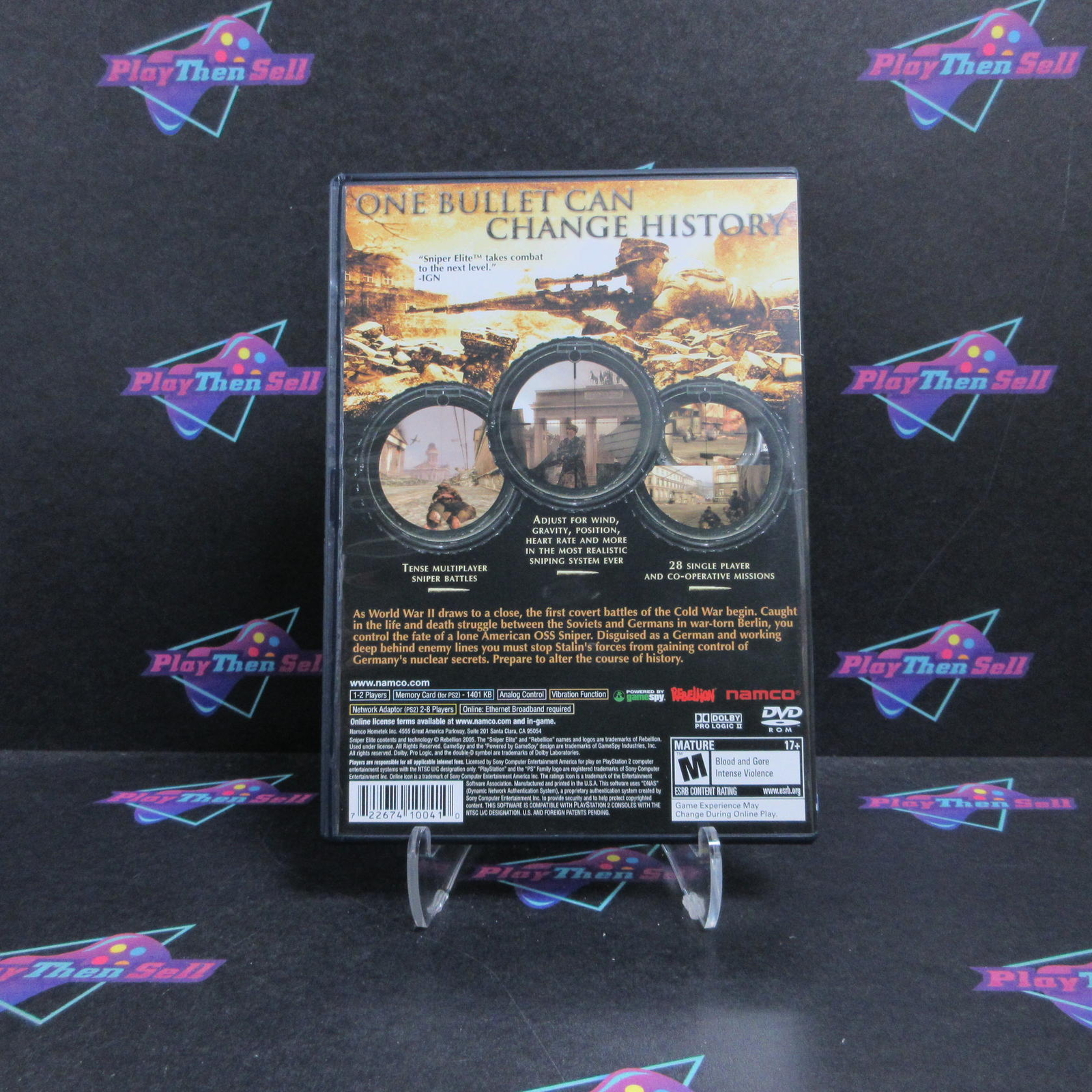 Sniper Elite PS2 PlayStation 2 Complete - 1 Year Warranty EX Cond ...