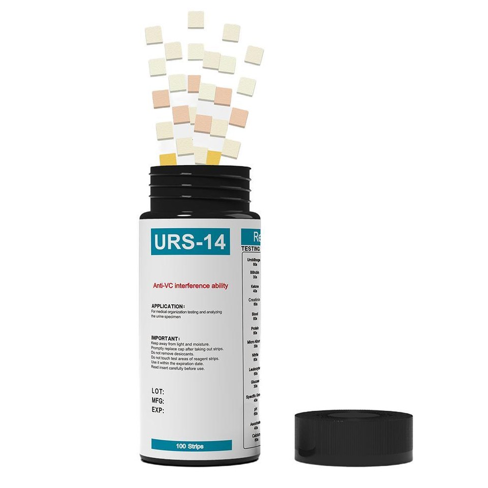 100pcs Salinity Salt Urine Test Strips Sodium Chloride Urinalysis Test ...