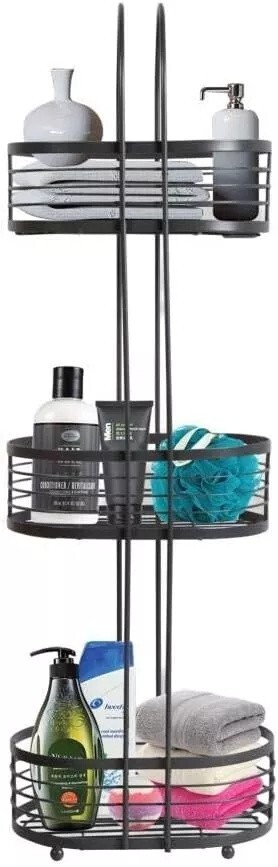 Shower Caddy Bathroom Shelf Tidy Storage Holder Rack Home Office Bath ...