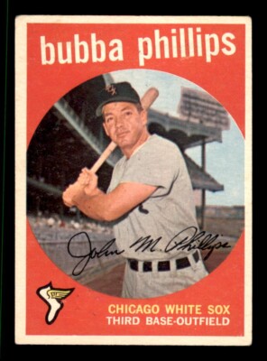 1959 Topps Baseball #187 Bubba Phillips VG *e1 | eBay
