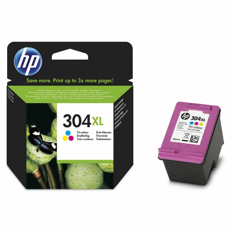 Genuine HP 304 / 304XL / Black / Colour Ink Cartridges For DeskJet 2632 ...