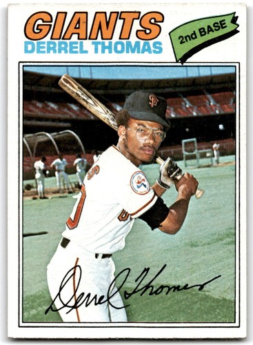 1977 Topps #266 Derrel Thomas San Francisco Giants | eBay