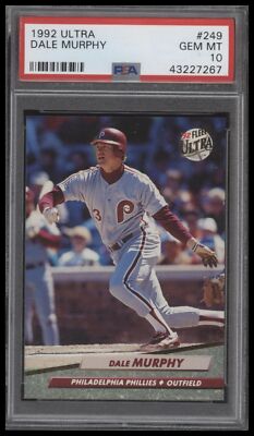 1992 Ultra #249 Dale Murphy PSA 10 | eBay