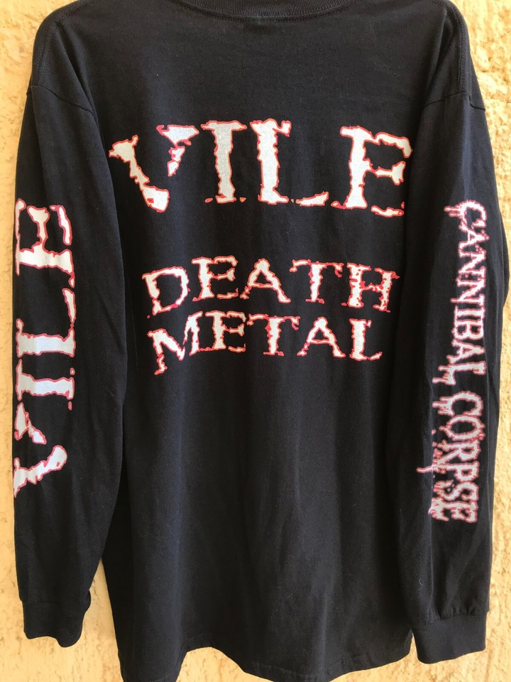 Cannibal corpse Long sleeve XL shirt Dismember Malevolent creation ...