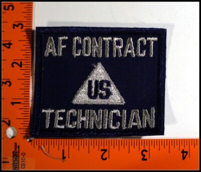 Military Patches United States Air Force Contract Technician New OS # ...