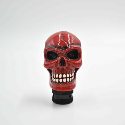 Red Skull Gear Shift Head Resin Shifter Knob Car Transmission Shifting ...