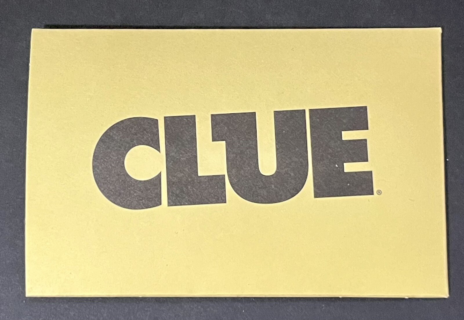 2019 The Office Clue Board Game Replacement Yellow Envelope Part | eBay