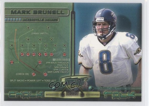 1999 Pacific Revolution Chalk Talk Mark Brunell #12 | eBay