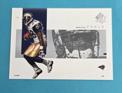 2001 SP Authentic #72 Marshall Faulk St. Louis Rams FOOTBALL Card G9 | eBay