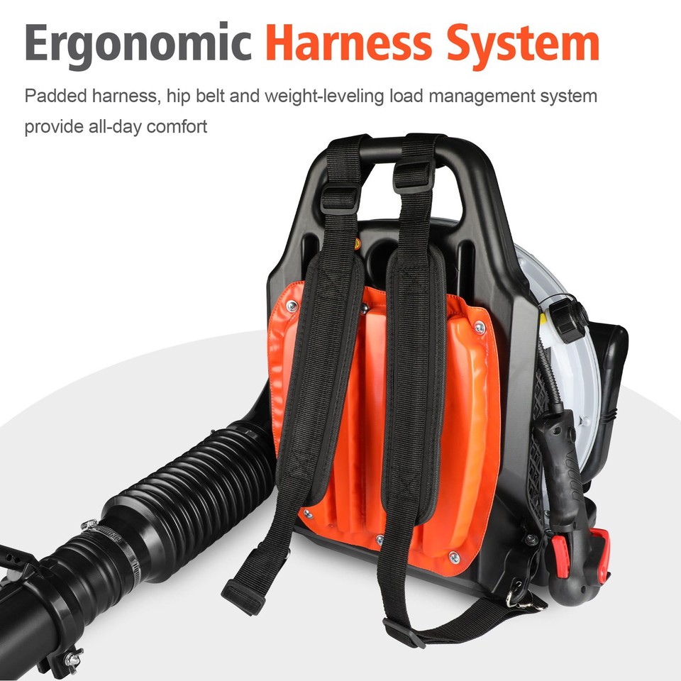 63CC Commercial Gas Leaf Blower Backpack Gas-powered Backpack Lawn ...