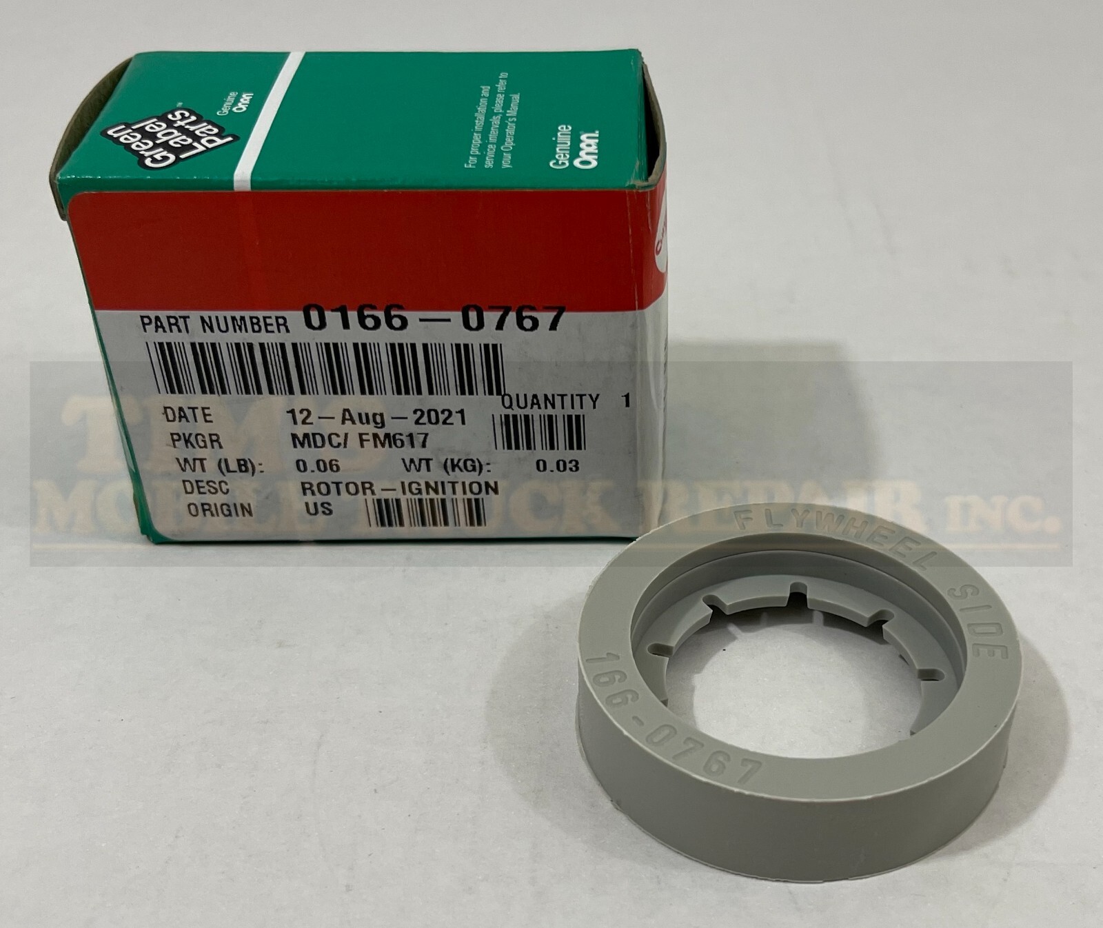 166-0767 Onan P2186-g 16hp Engine Ignition Trigger Rotor for sale ...