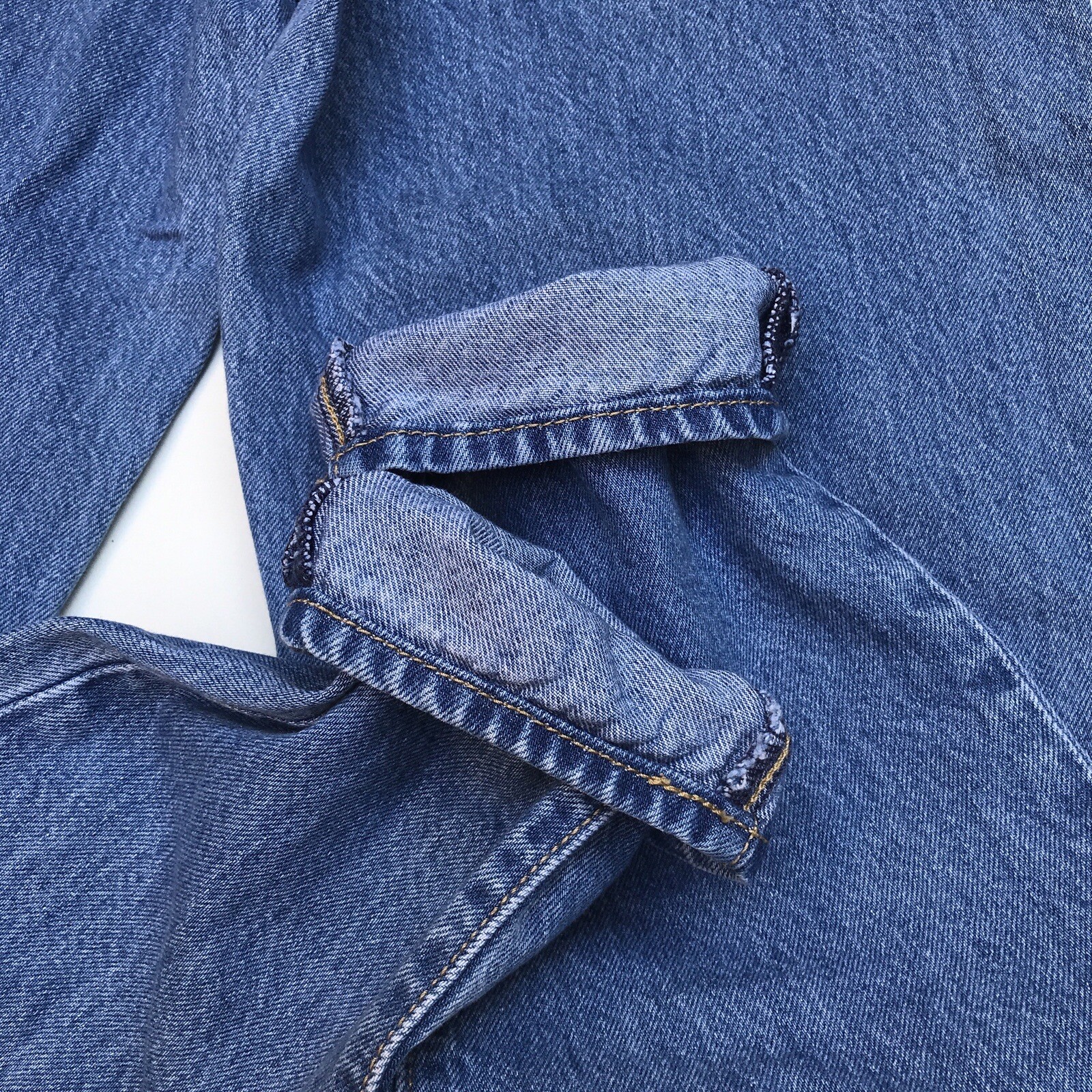 Levis Premium High Loose Taper Fit Blue Jeans Big E W… - Gem