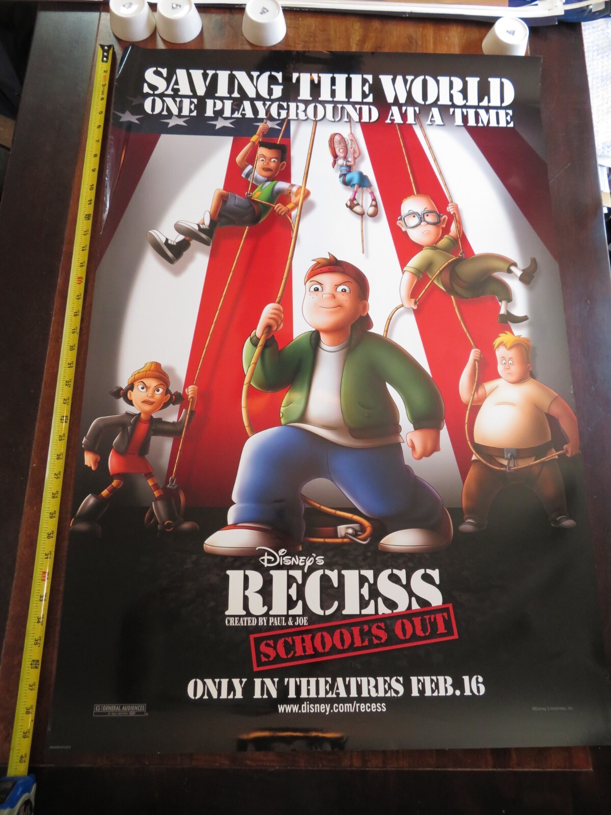 WALT DISNEY RECESS SCHOOLS OUT 1 ONE SHEET MOVIE POSTER DS 27X40 | eBay