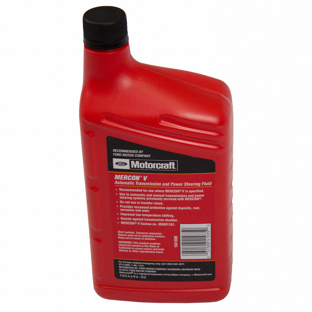 Automatic+Transmission+Fluid-Mercon+V+-+Quart+Motorcraft+XT-5-QMC for ...
