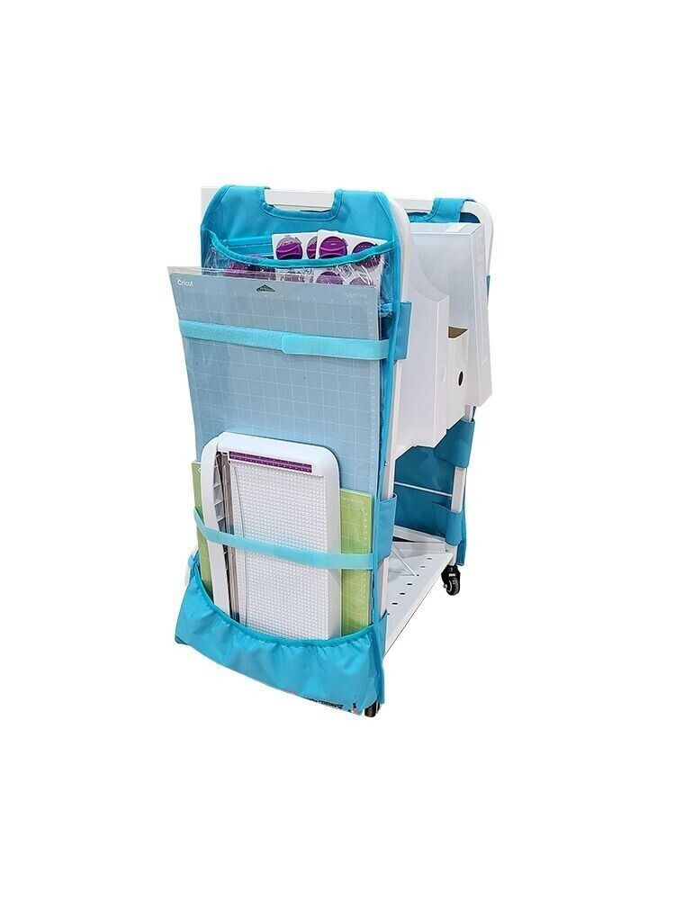 Totally Tiffany Paper Craft Cart Apron ~ Turquoise- New crs5 | eBay