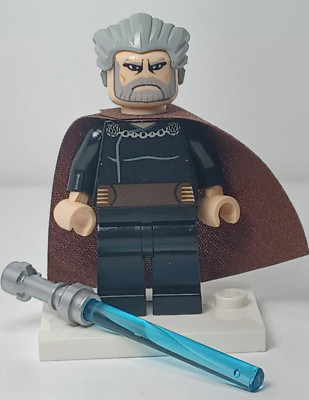 LEGO Count Dooku Minifigure Star Wars 7752 9515 sw0224 CMF Lot Rare ...
