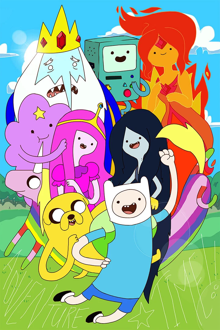 Adventure Time All Characters Poster