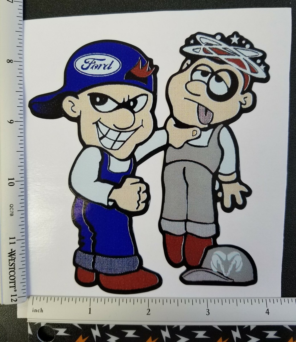 Ford Vs Dodge Sticker