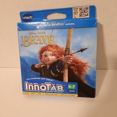 VTECH InnoTab Disney Pixar BRAVE Ebook Math Logic Learning Ages 4-7 Fun ...