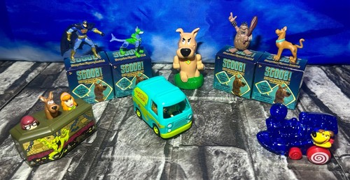 Scooby-Doo Figures Lot Scoob! Mystery Machine Captain Caveman Scrappy ...
