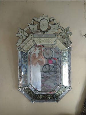 Mirrors - Vintage Mirror Etched - Vatican