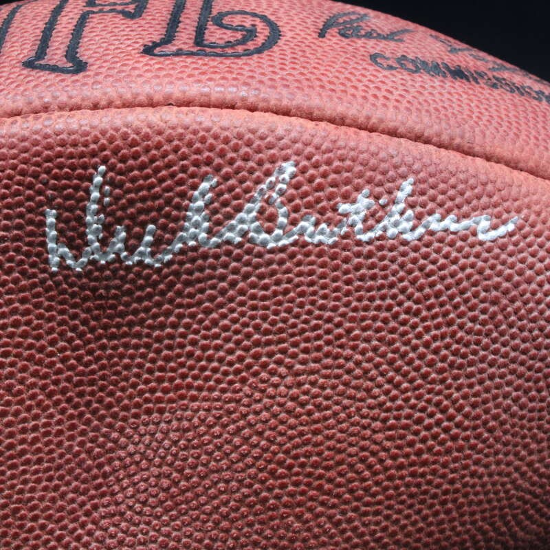 Lawrence Taylor/Dick Butkus Signed Wilson NFL Football Autograph ...
