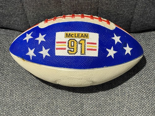 Vintage McDonalds McLean 91 Mini Football Kansas City Chiefs NFL Rare ...