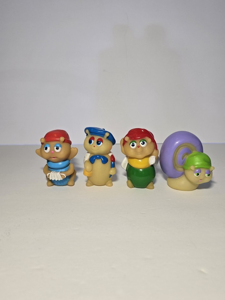 4 Glow Worm Glo Friends Glow Bug Finger Puppet Doodle Artist Playskool ...