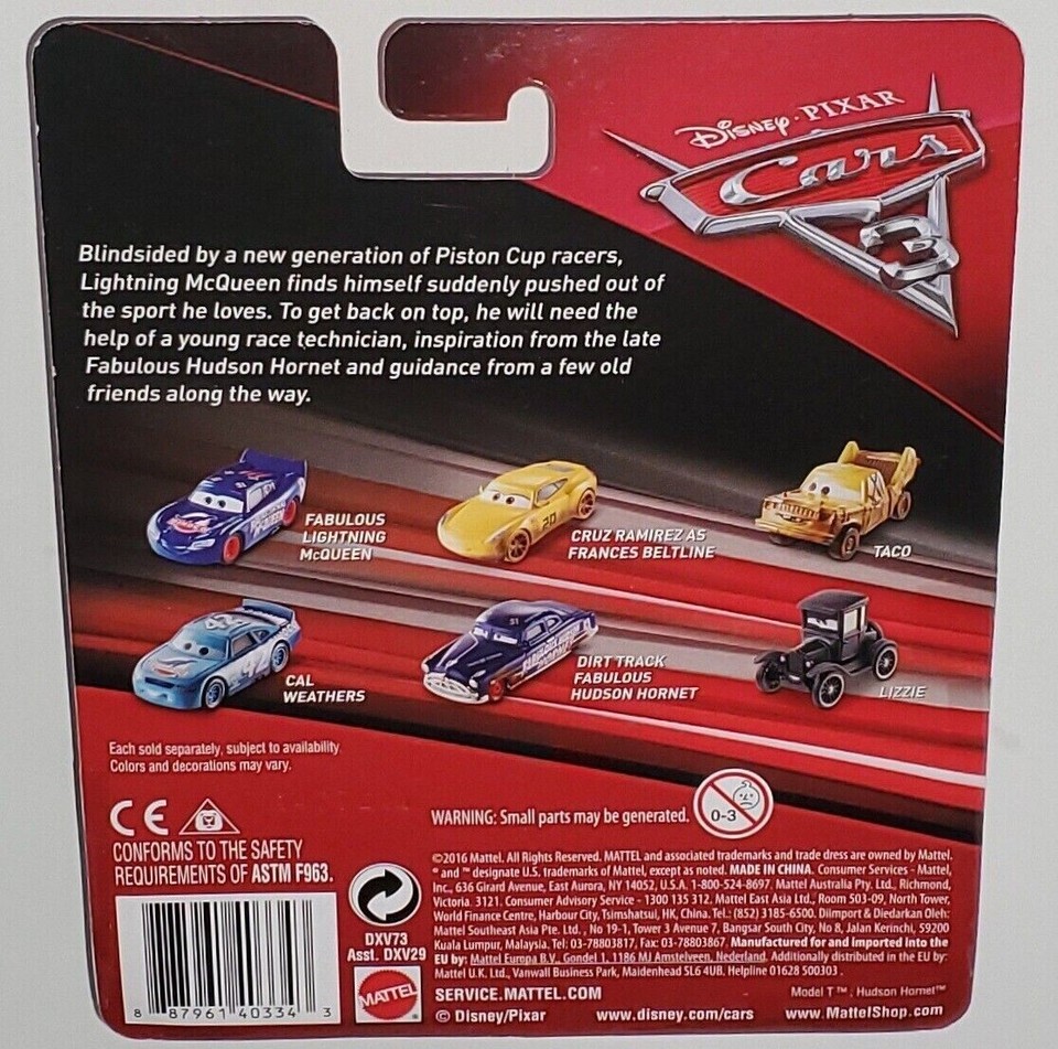 FACTORY SEALED Disney Pixar Cars 3 Cigalert Crazy 8 Thunder Hollow | eBay