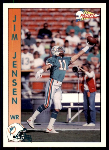 1992 Pacific Jim C. Jensen Miami Dolphins #176 | eBay