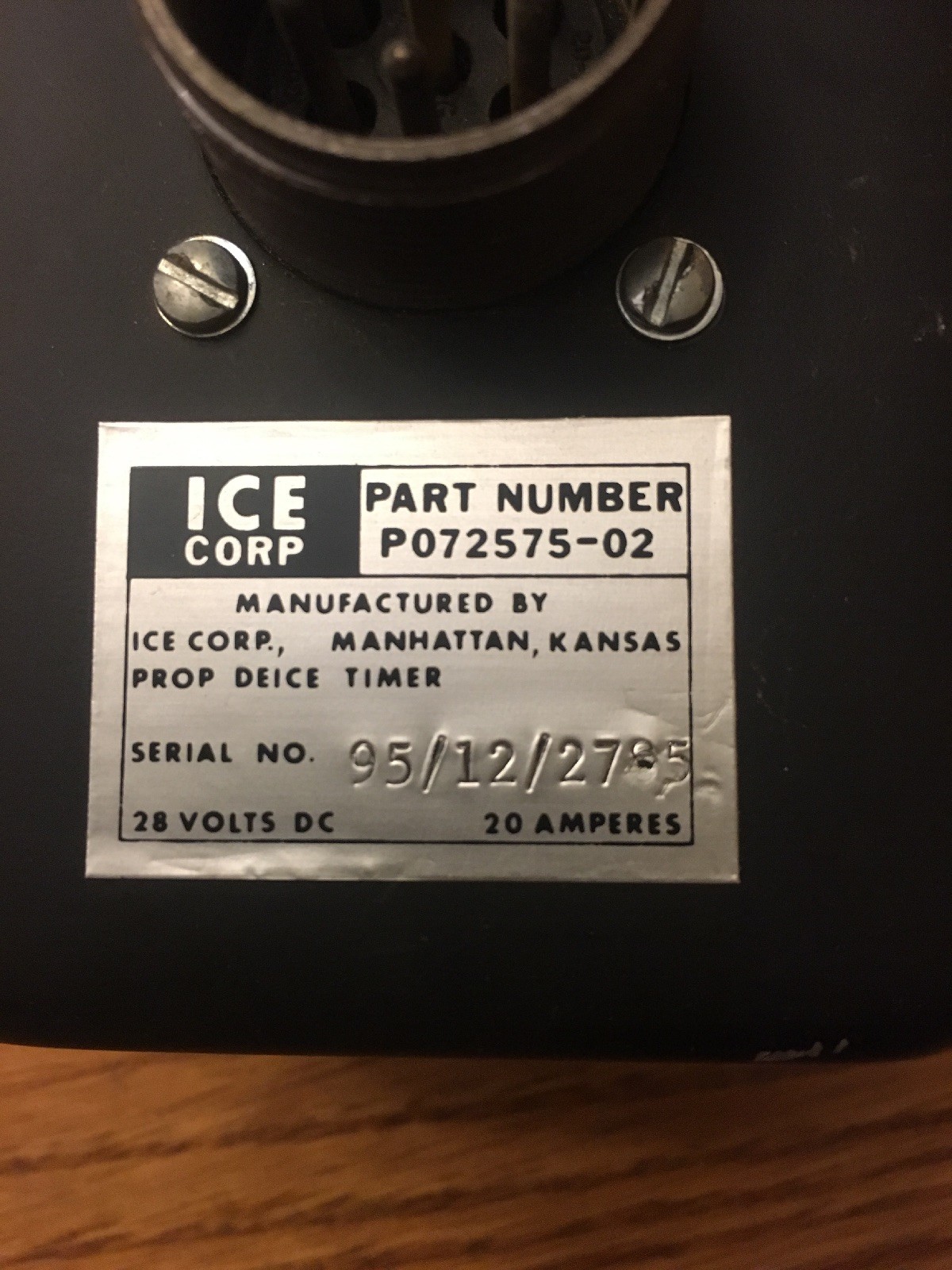 IceCorp Prop De-Ice Timer P/N: P072575-02 Repaired | eBay.de