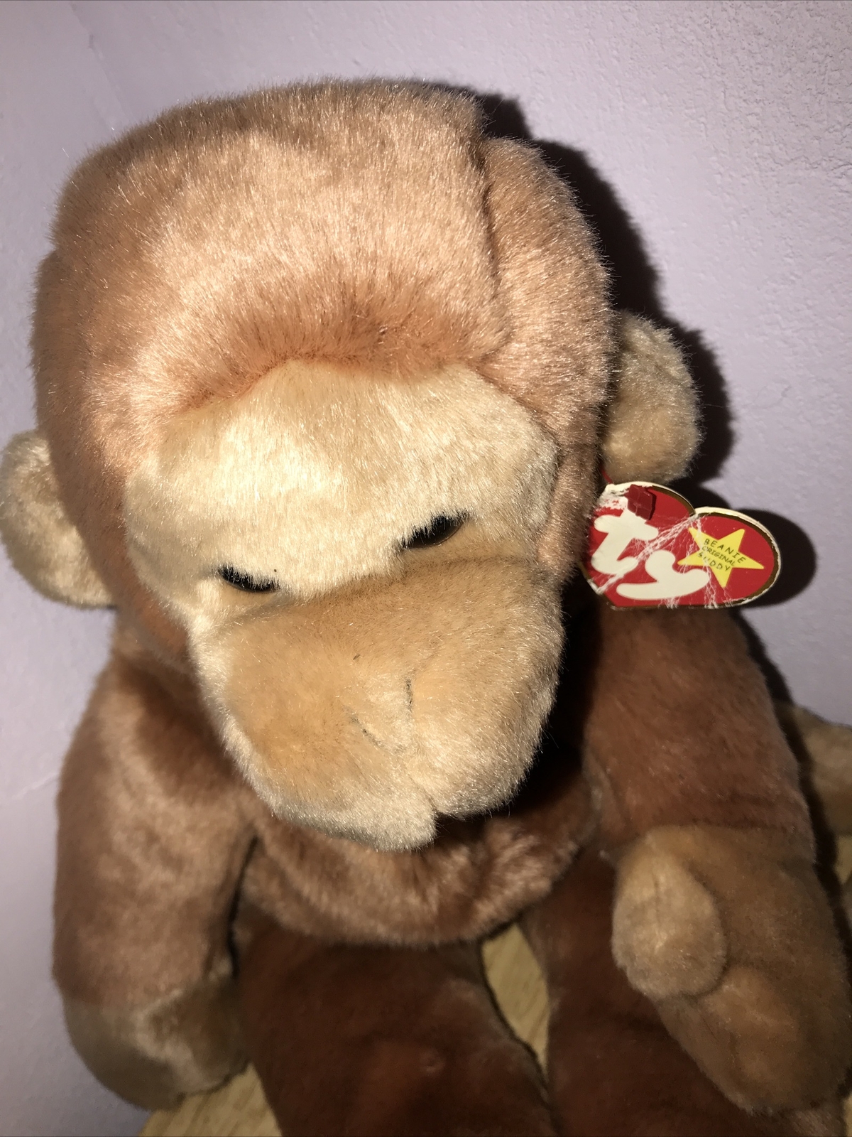 Ty Beanie Buddy Buddies Boo Boos Large 10 Bongo Monkey Soft Toy for ...