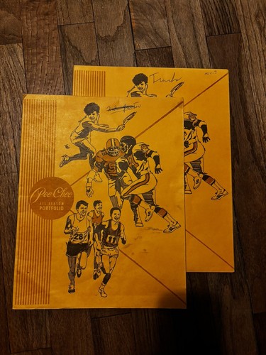 2 Vintage 70's-80s ORIGINAL PEE CHEE ALL SEASON FOLDER YELLOW/GOLD ...