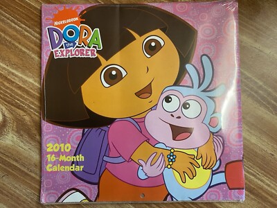 Dora The Explorer 2010 16-month Calendar 10” X 10” | eBay