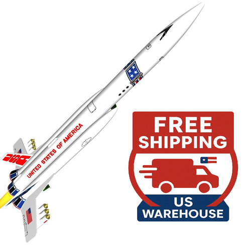 Centuri USS America 5.5-Inch Diameter Futuristic Model Rocket High ...