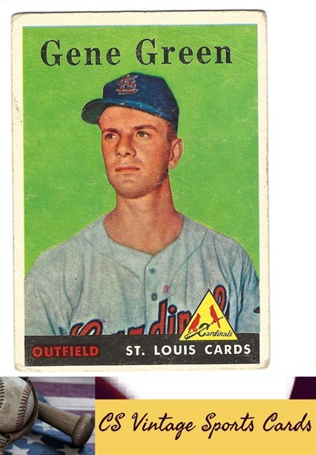 1958 Topps #366 Gene Green | eBay