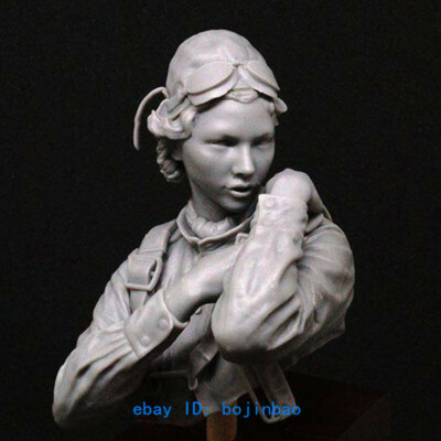 1/10 Scale Beauty Bust Statue Unpainted Model Kits Resin Figure Female ...