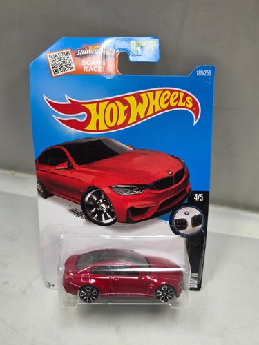 2016 Hot Wheels BMW M4 Red BMW 4/5 (189/250)! | eBay