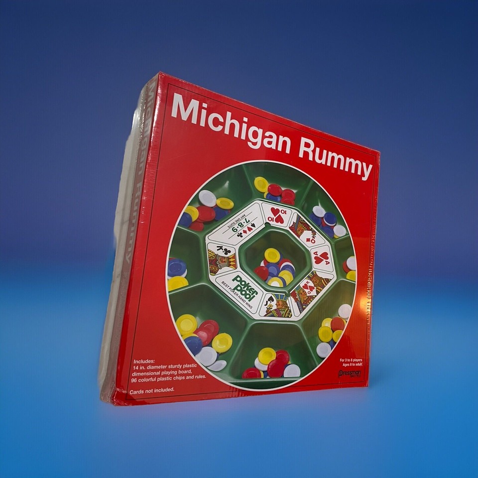 Vintage Michigan Rummy Board Game by Pressman – New and Sealed | eBay