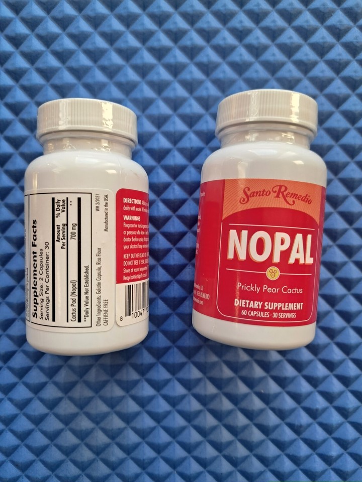 Dr. Juan Santo Remedio Nopal - Prickly Pear Cactus Dietary Supplement ...