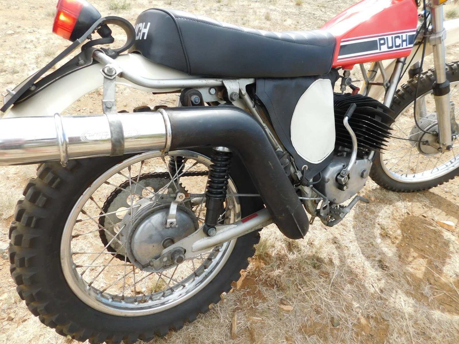 '75 PUCH 175 GS Enduro Vintage MX MotoCross ALL ORIGINAL 777 Miles MINT ...