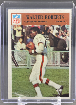 1966 PHILADELPHIA NFL Football #48 Walter Roberts Cleveland Browns EX ...